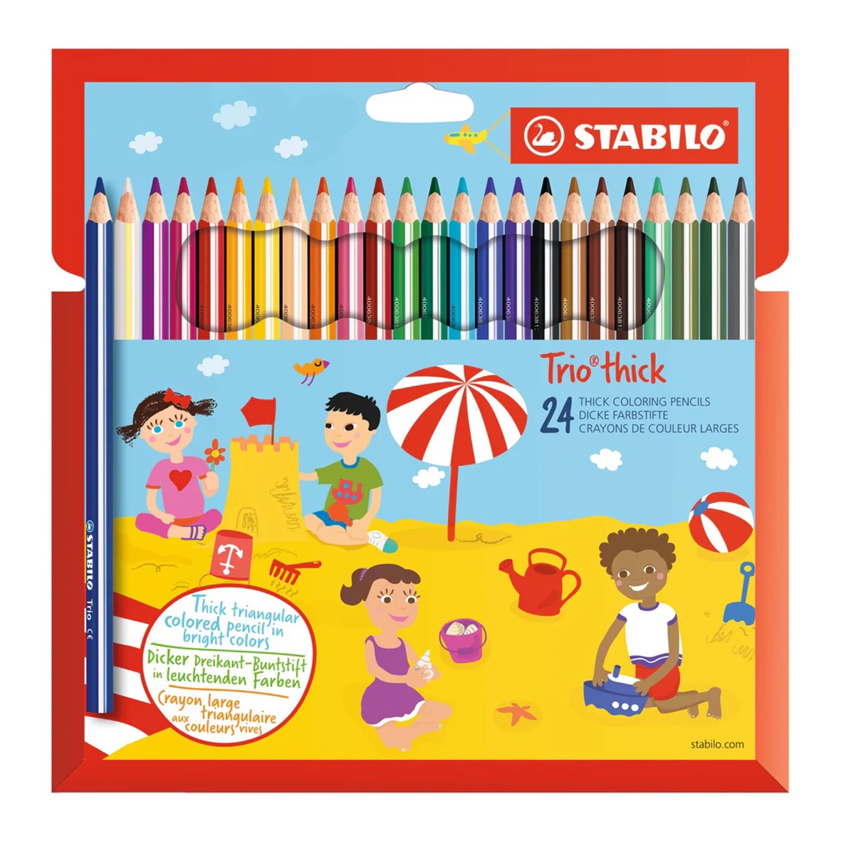 Stabilo - Colores Trio Grueso x 24 - PaperStop