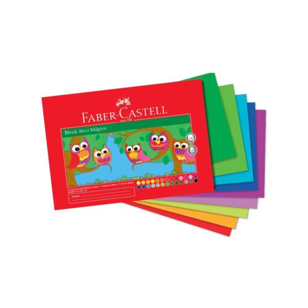 Faber Castell - Block Arco Iris A4 - 45 hojas - PaperStop
