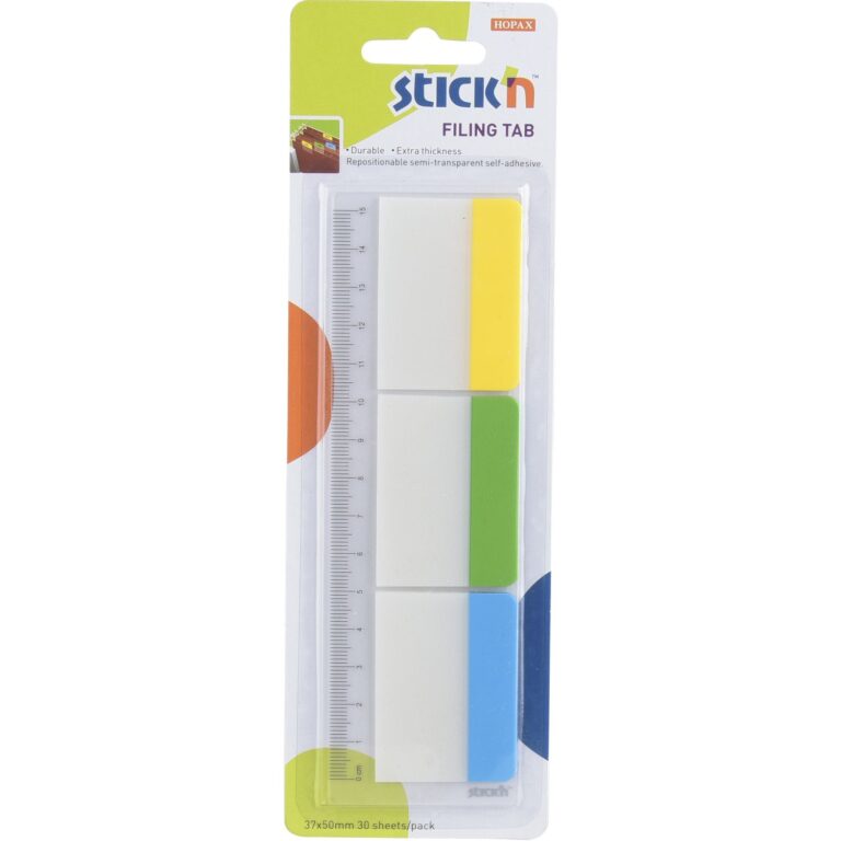 Stick'n notas adhesivas banderitas Filling Tabs - 3 colores - PaperStop