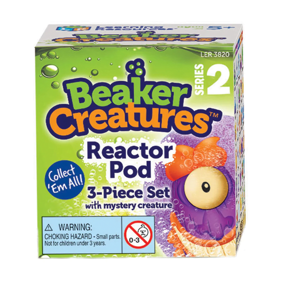LEARNING RESOURCES - REACTOR PODS - BEAKER CREATURES SERIE 2 - PaperStop