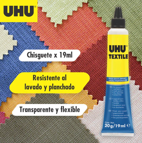 UHU - Pegamento para Textiles UHU "Textile" x 19ML - PaperStop