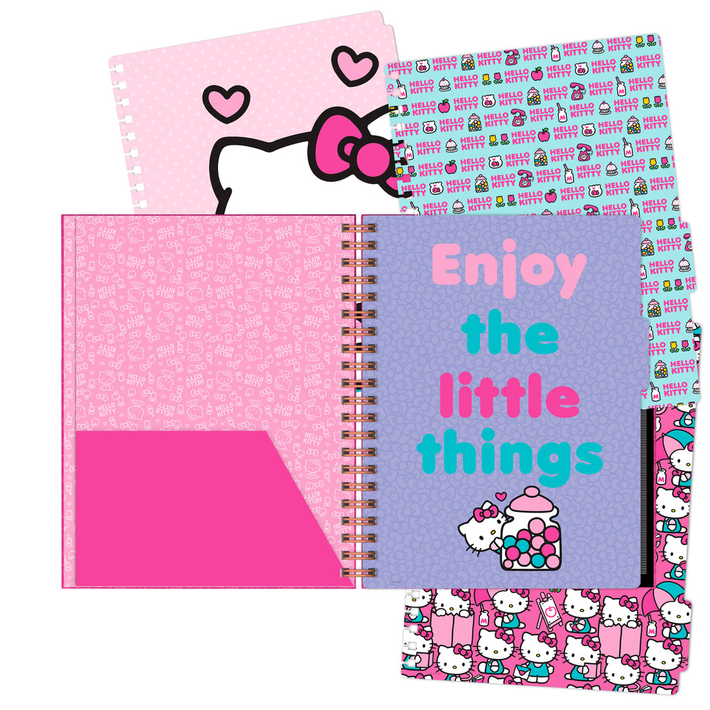 DGNOTTAS - CUADERNO A4 HELLO KITTY - 5 CURSOS (MODELO ALEATORIO ...