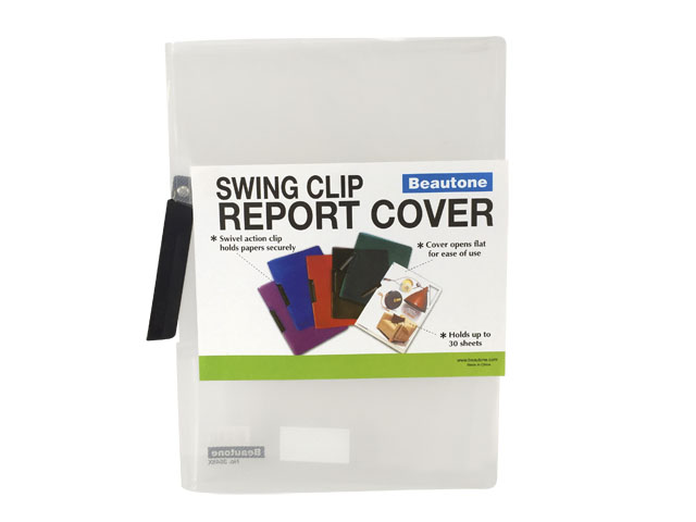 BEAUTONE Folder Swing Clip A4 Transparente - PaperStop