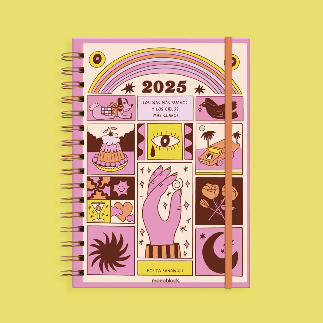 MONOBLOCK - AGENDA 2025 PEPITA SANDWICH SEMANAL SUAVE - PaperStop