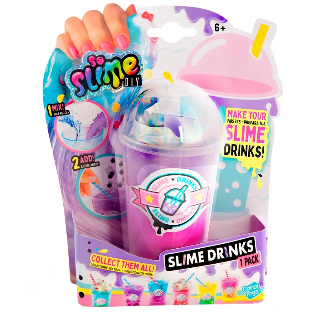 So Slime - Slime Drinks 1 Pack (Color Aleatorio) - PaperStop
