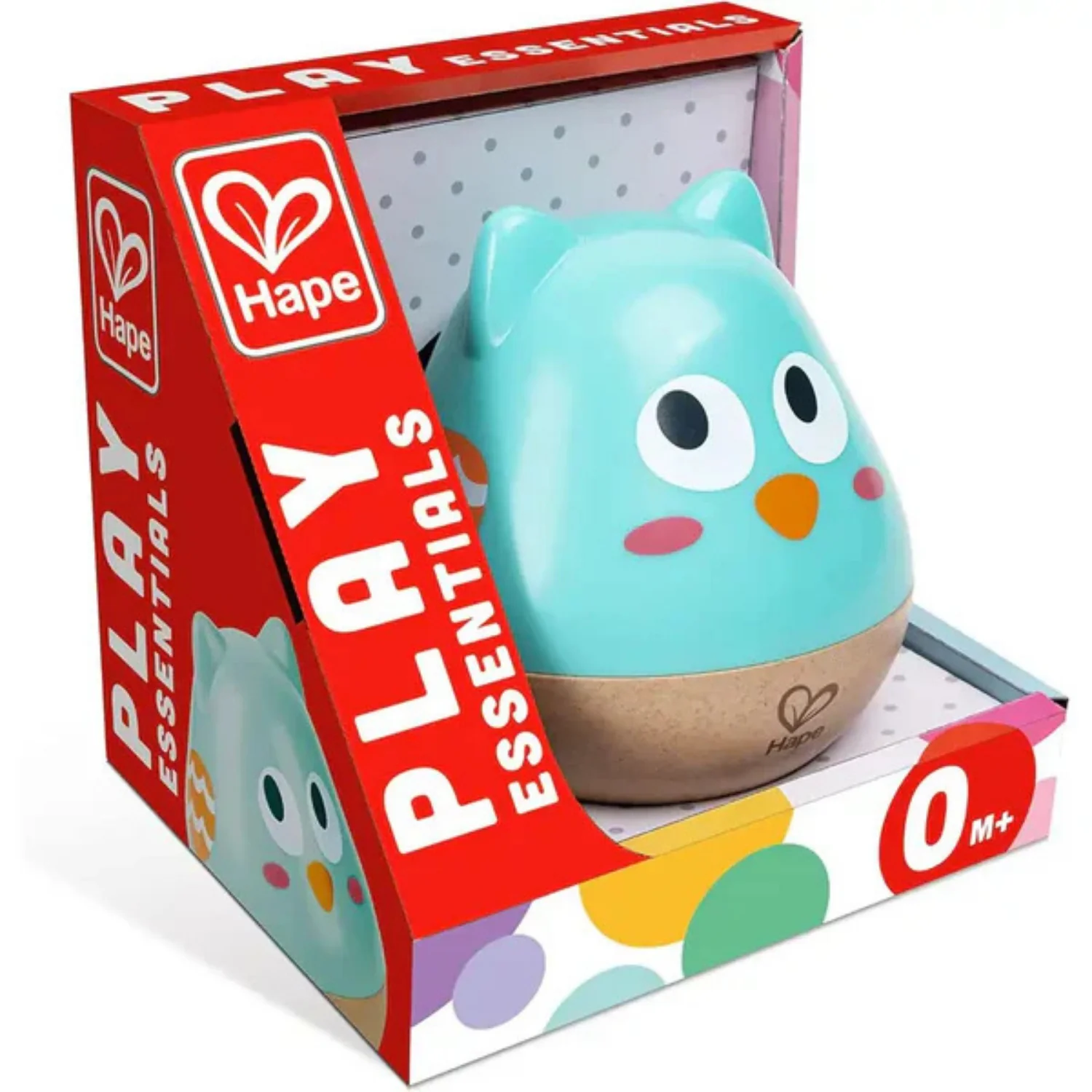 HAPE - Porfiado búho musical color celeste PlayEssentials - PaperStop
