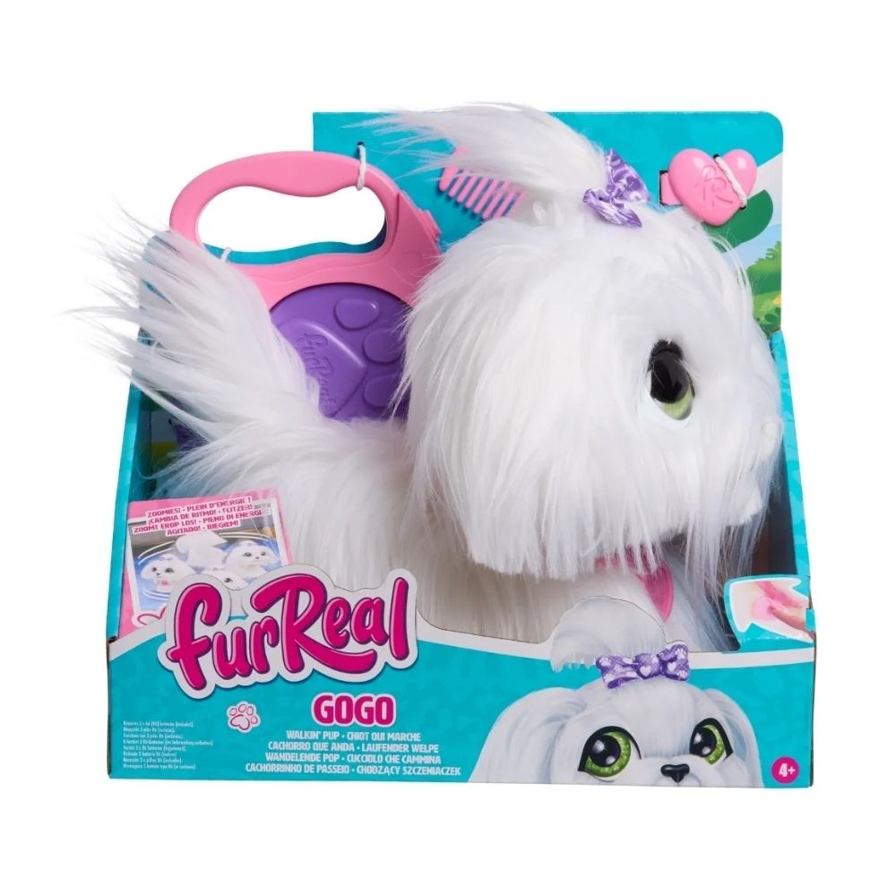 FURREAL - GOGO WALKING PUP - JUGUETE INTERACTIVO MALTÉS - PaperStop