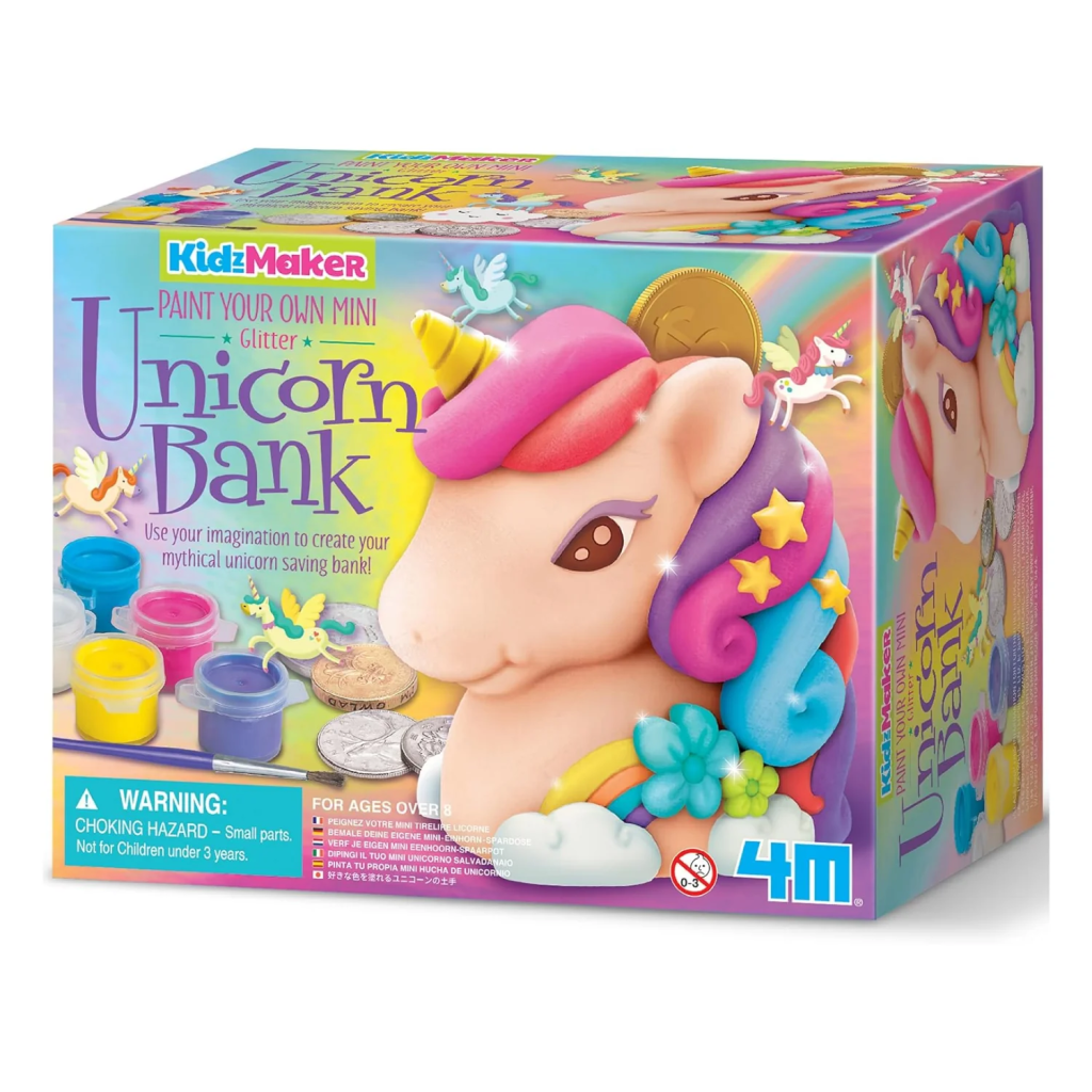 4M - Set decora una alcancía modelo unicornio DIY - PaperStop